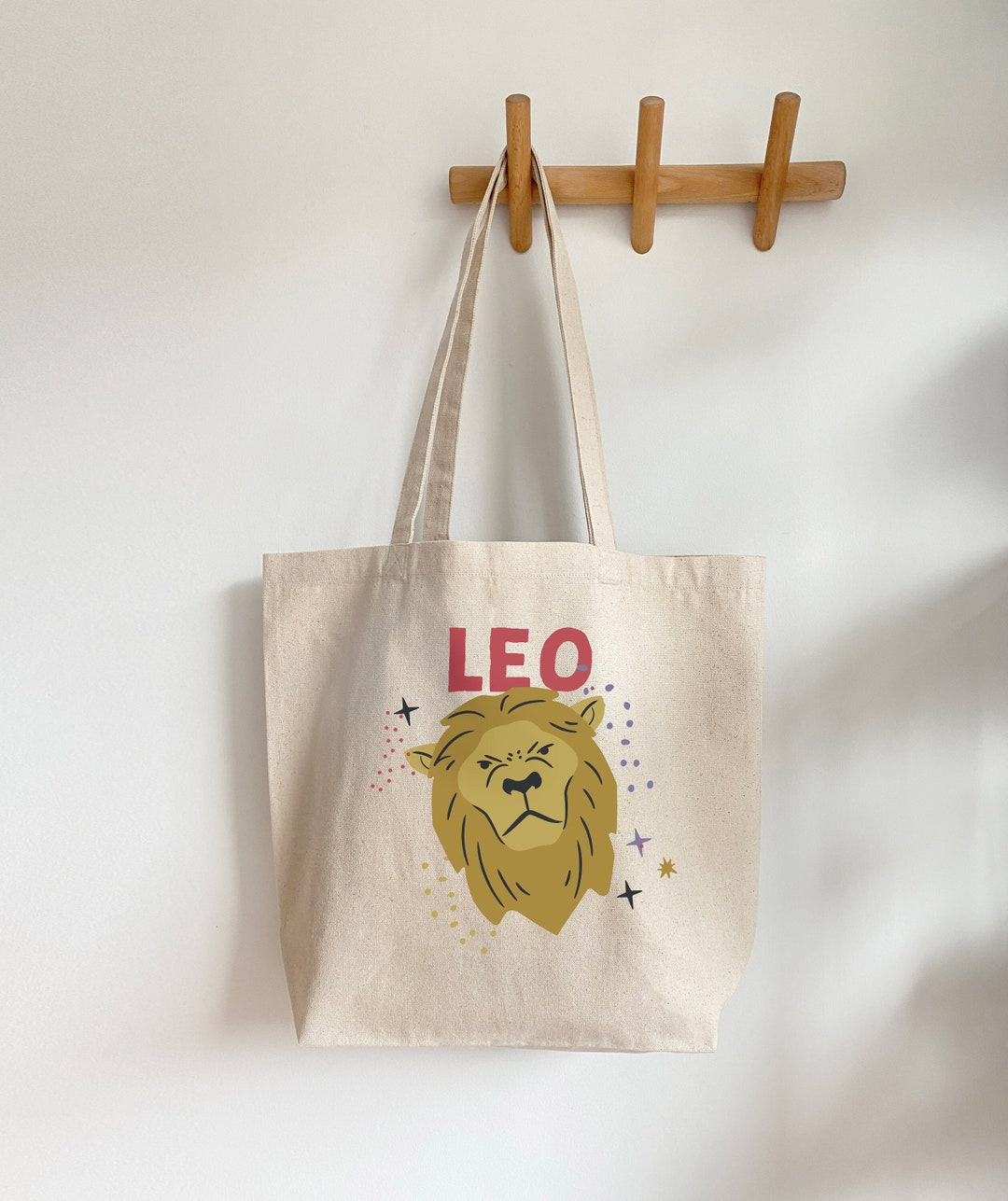 Leo Zodiac Tote Bag Zodiac Sign Tote Leo Tote Bag Astrology - Etsy