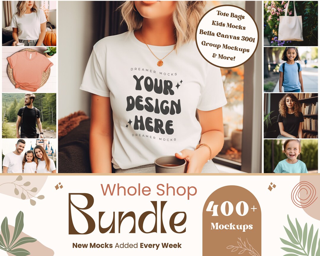WHOLE Shop Bundle Mockup Bundle | Full Lifetime Access Store Shop Pass | Entire Shop Sale Mega ...