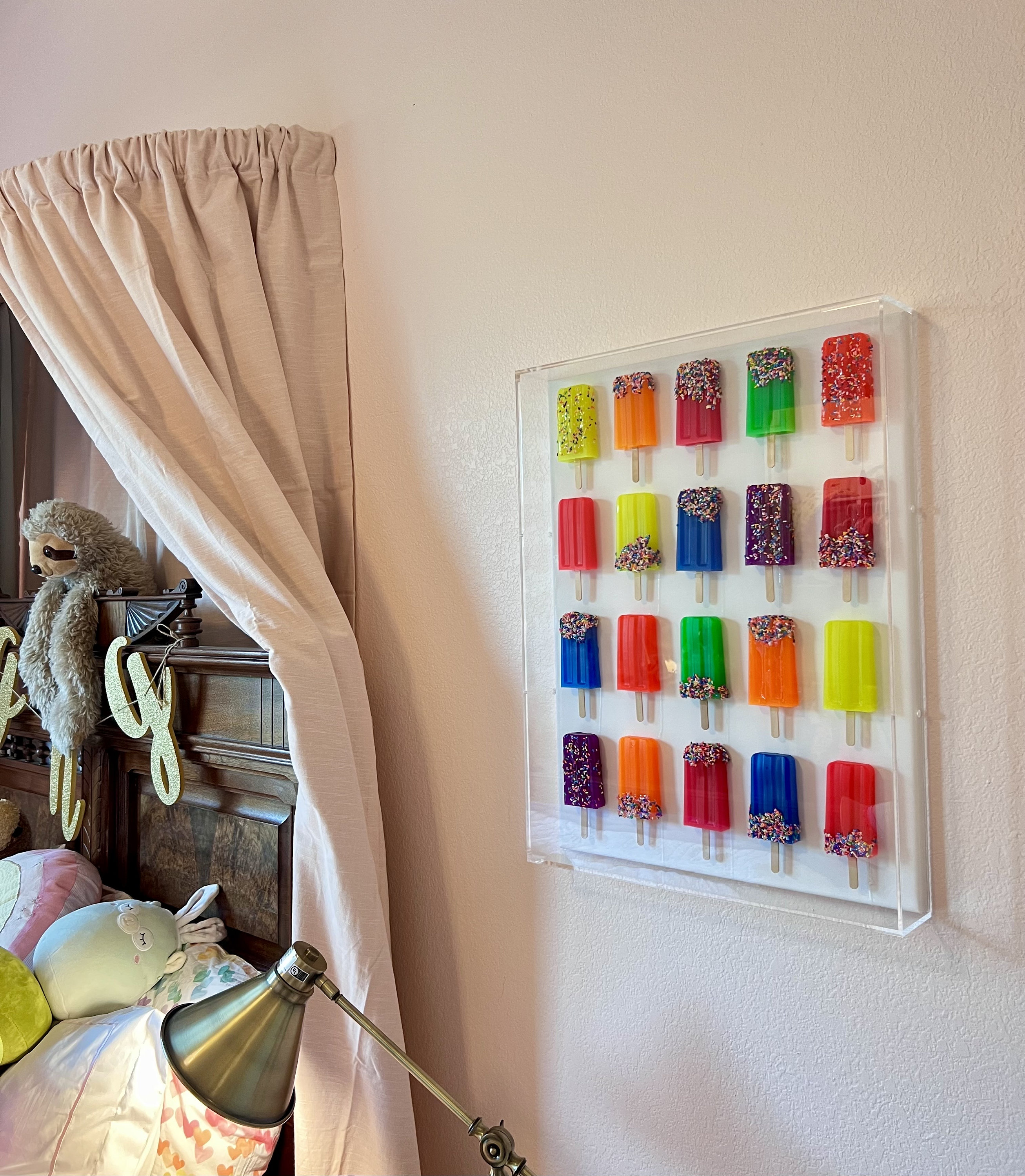 Resin Popsicle Pop Art Original - Etsy