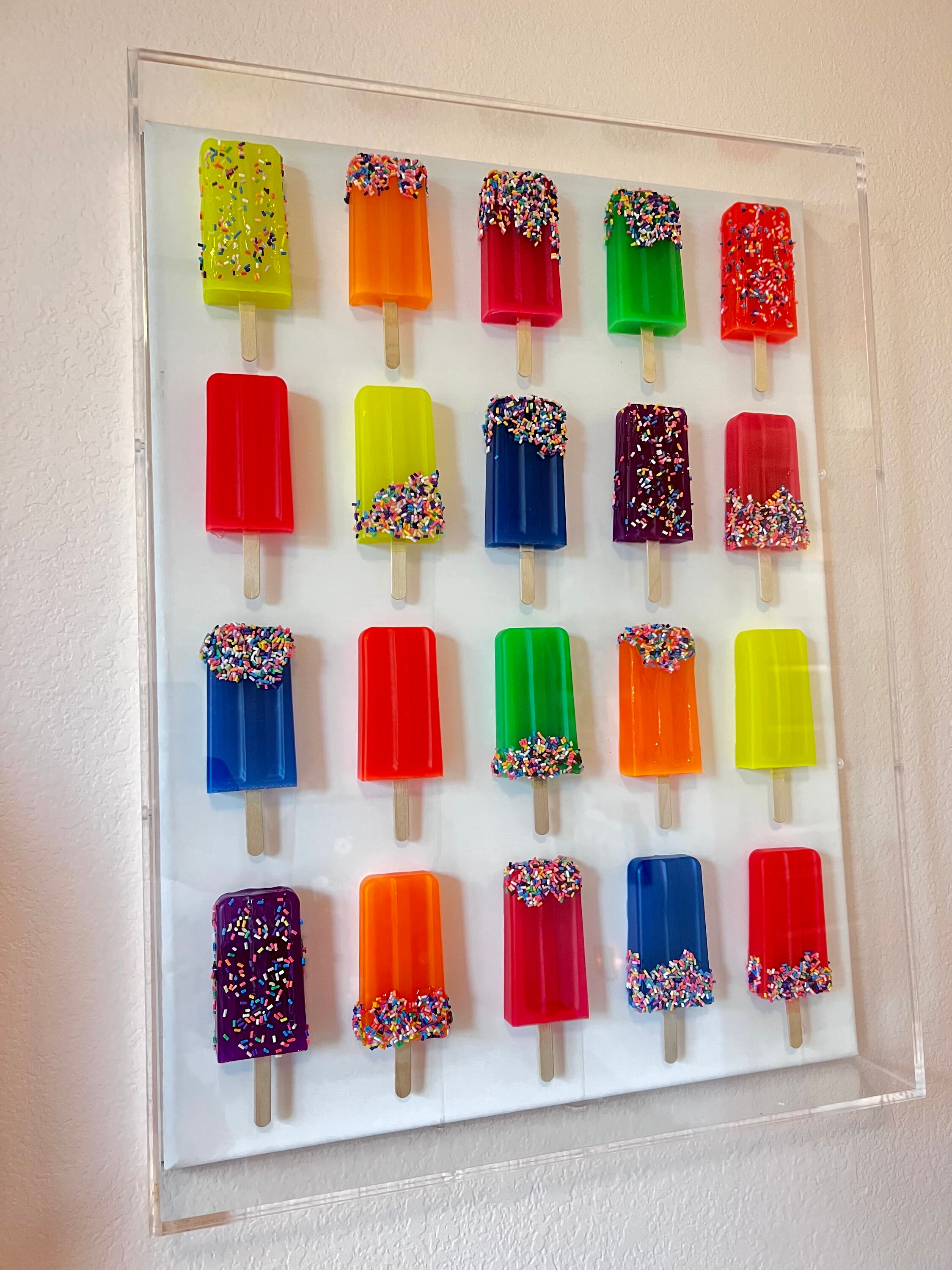 Resin Popsicle Pop Art Original - Etsy