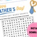 Fathers Day Word Search | Printable Fathers Day Games for Kids and ...
