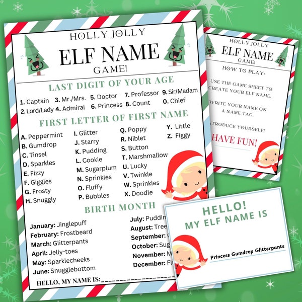 Elf Signs - Etsy