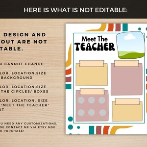 Meet the Teacher Template Groovy | Retro Meet the Teacher Template ...