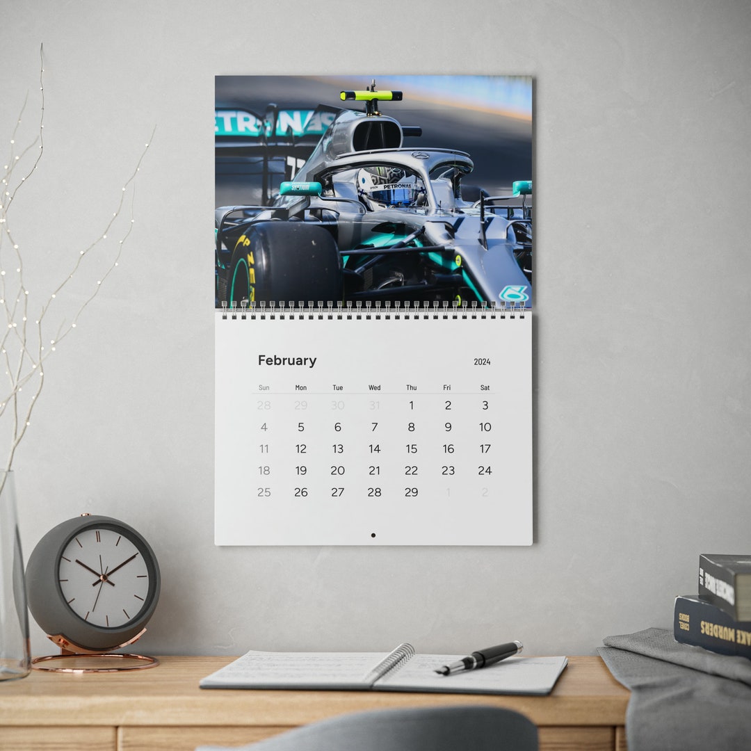 F1 Calendar 2024 Formula One Fantasy Wall Calendar Perfect for Racing ...