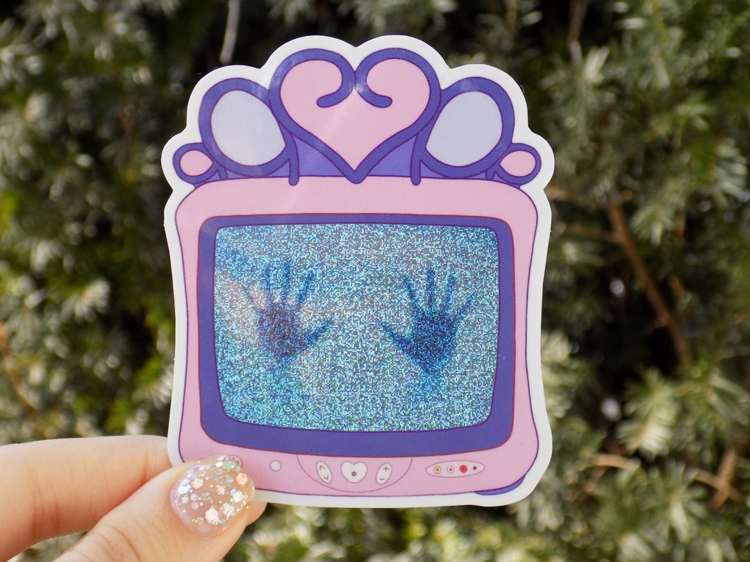 Y2K Poltergeist Princess TV Sticker - Etsy