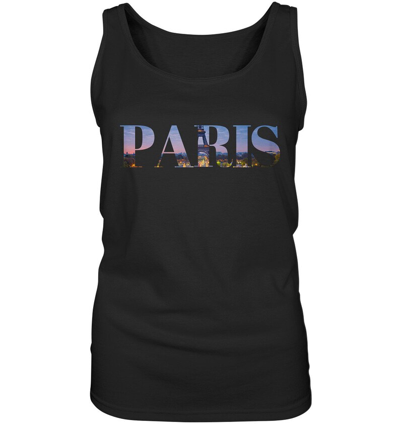 Ladies Tank-top - Hotspot Collection - Font Style - France - Paris ...