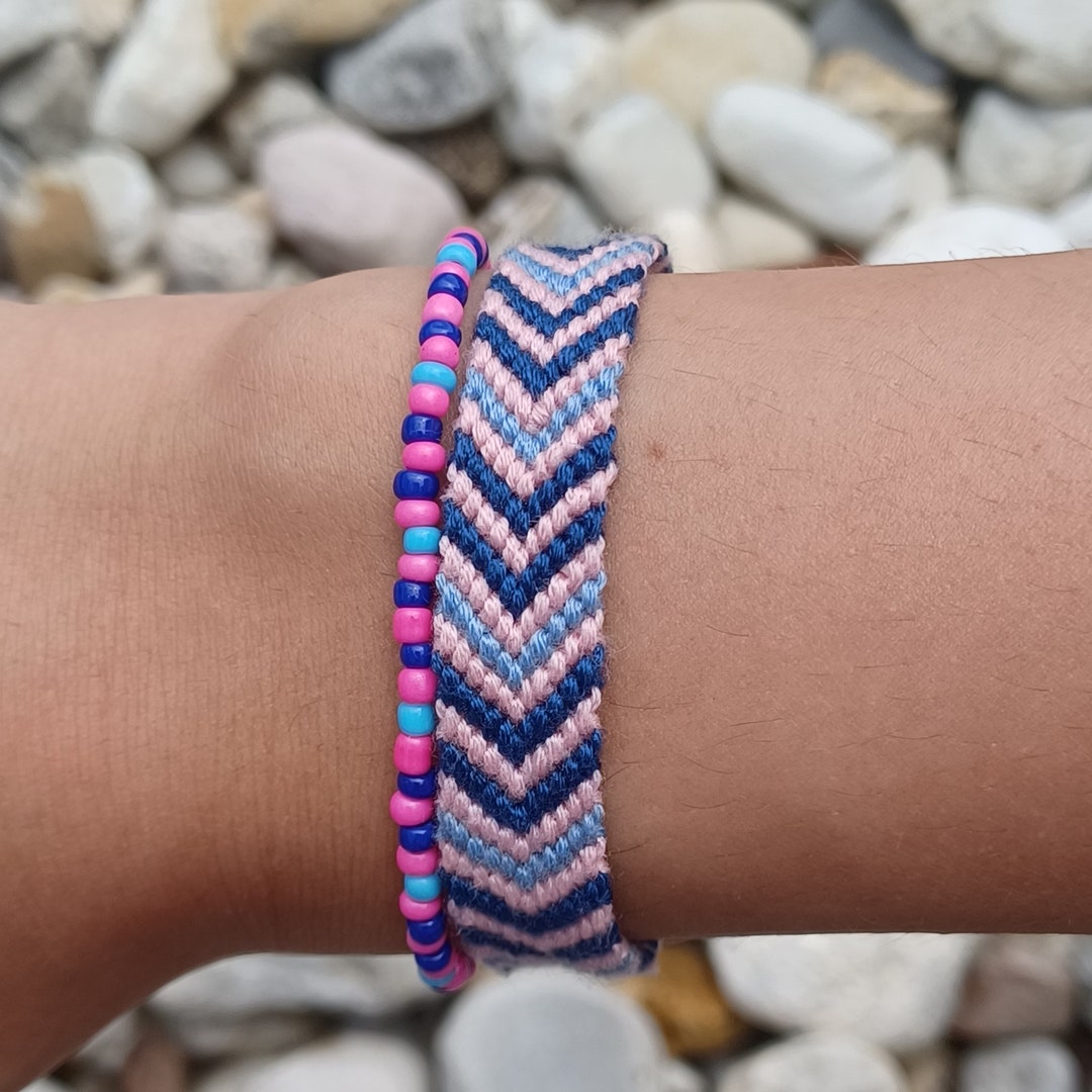 Cotton Candy Inspired Friendship Bracelets With a FREE Seed Bead ...
