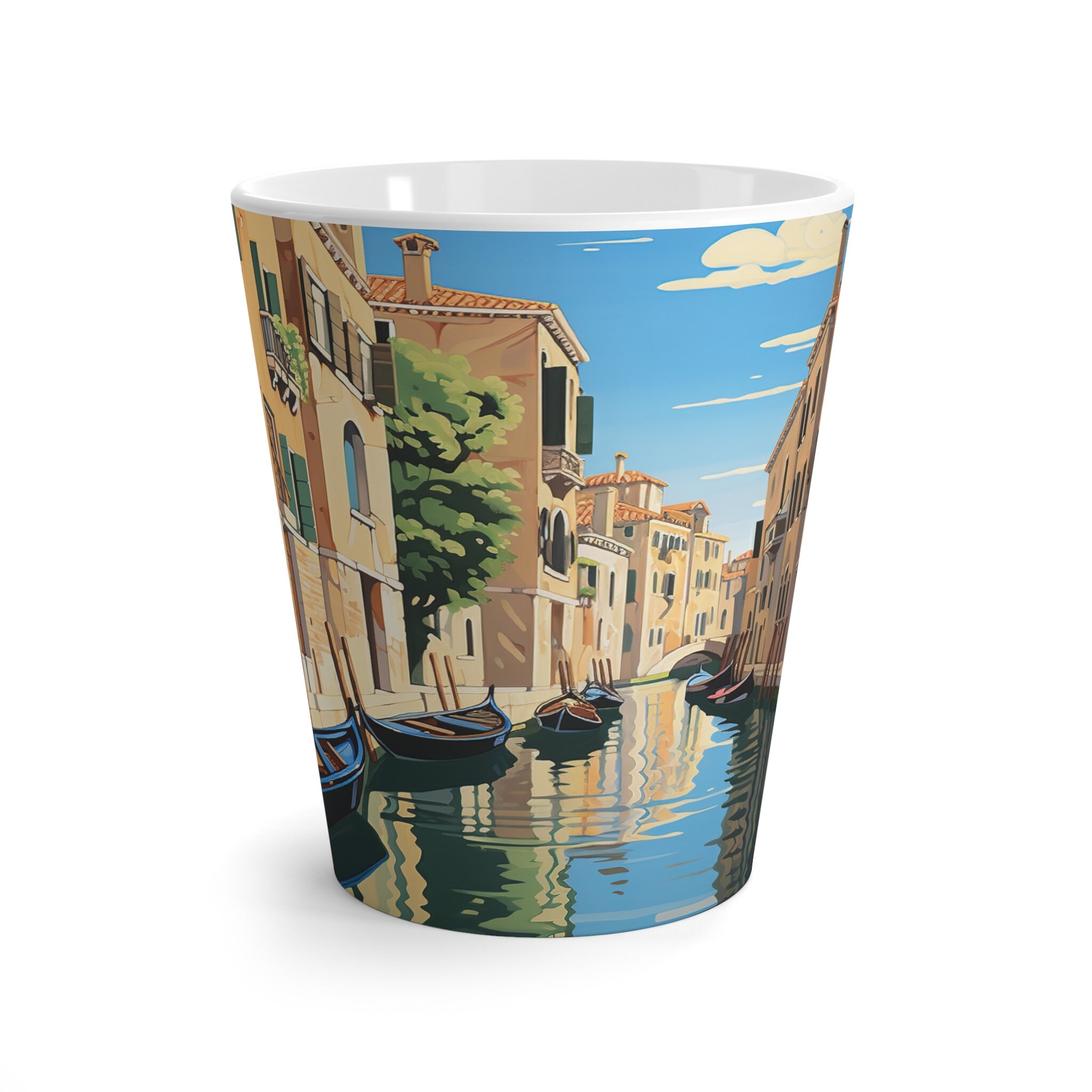 Mug With Venice Canal Scene Latte Mug Venice Italy Mug - Etsy