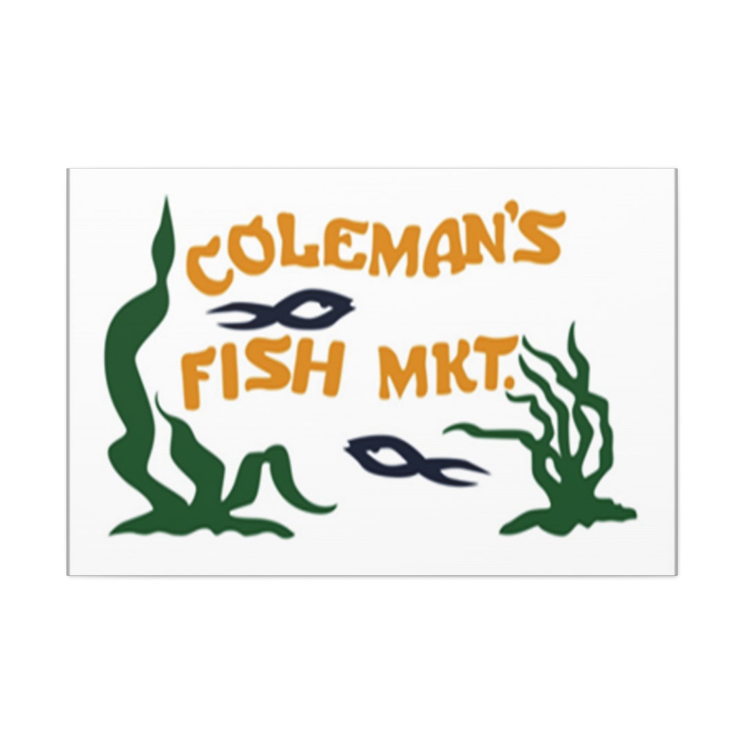 Coleman's Fish Market Canvas Gallery Wraps - Etsy
