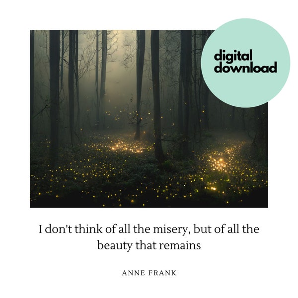 Anne Frank Quote - Etsy