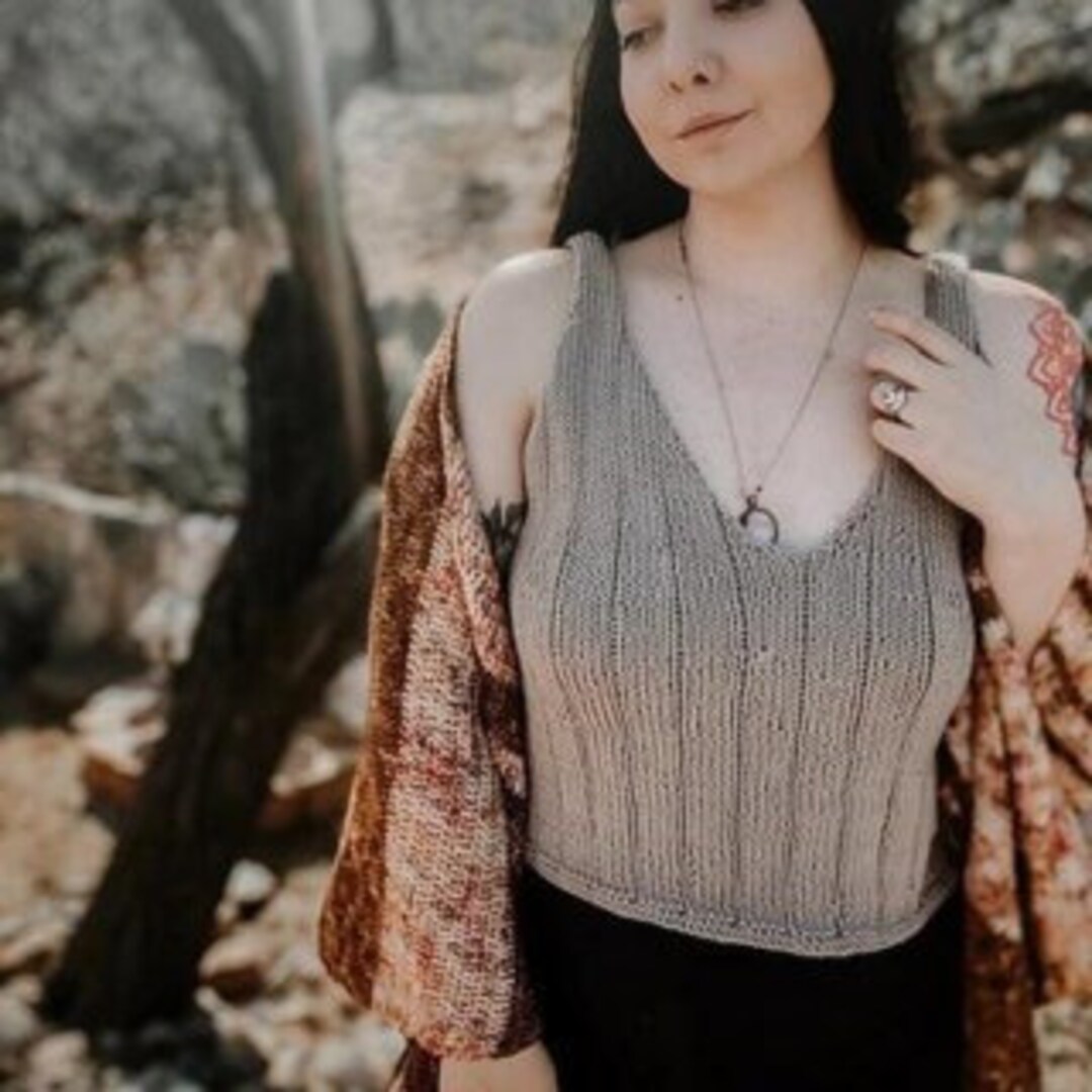 Asteria Tank | Knitting Pattern | Digital PDF Only - Etsy