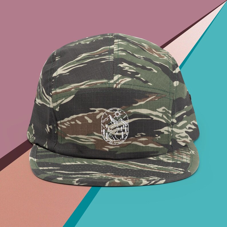 Mountain Five Panel Hat - Etsy