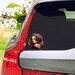Classic Beauty Vinyl Waterproof Sticker Beautiful Lady Face Decal Water ...