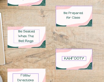 Classroom Expectations Poster - Etsy UK