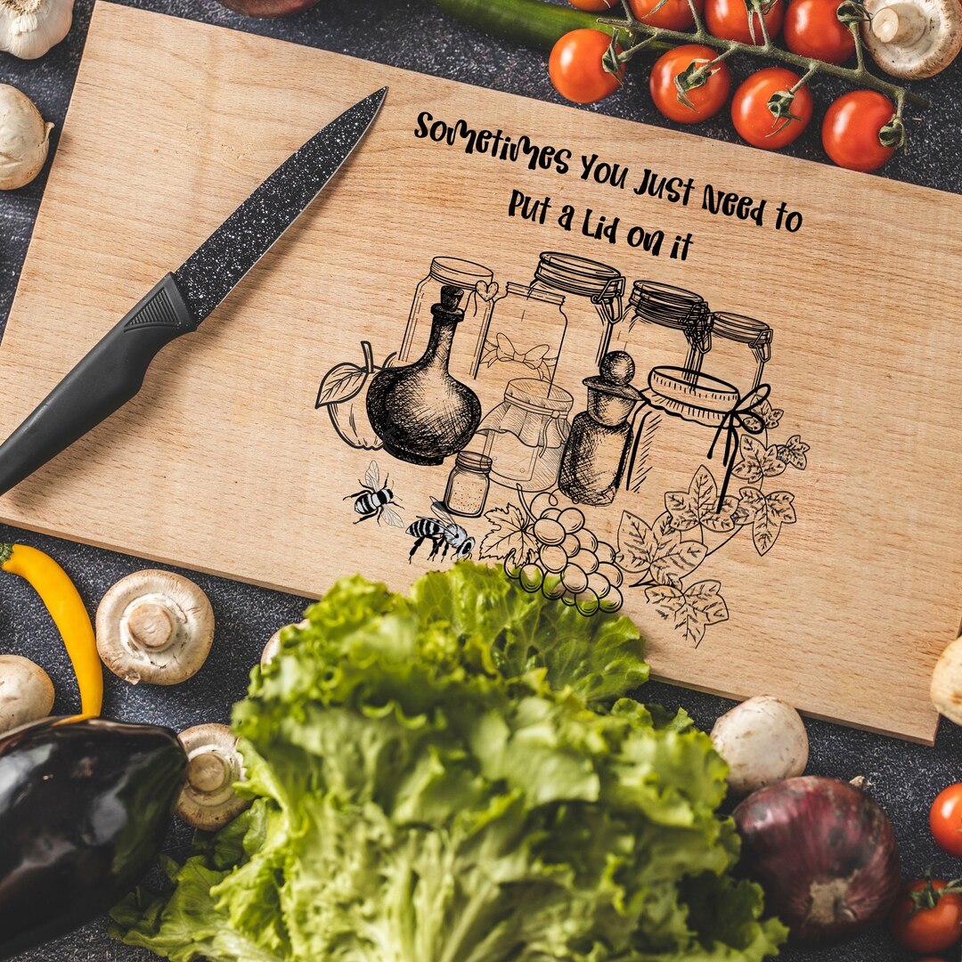 Charcuterie Cutting Board Vector File Digital Download Kitchen Decor ...