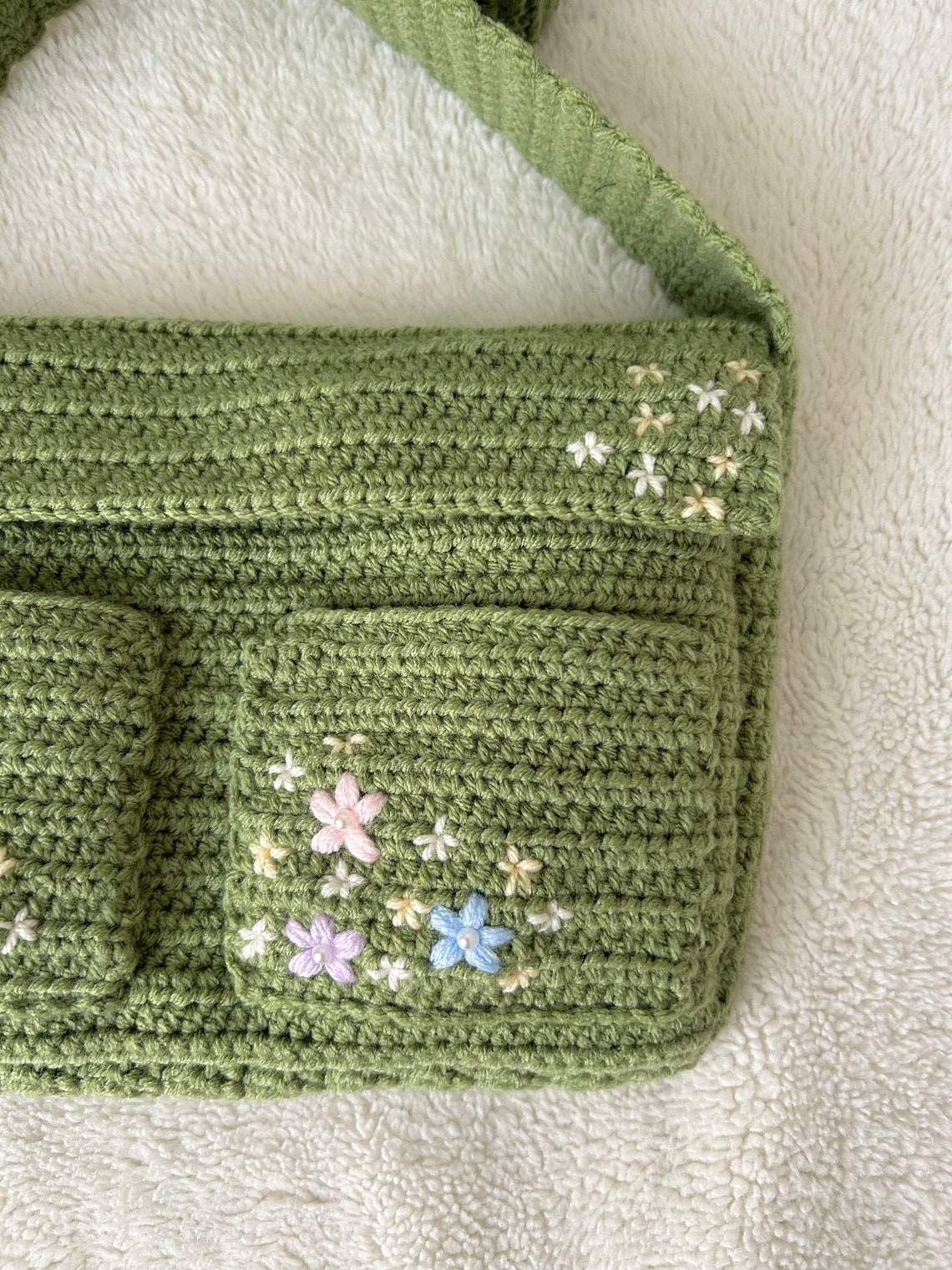 Forest Spring Messenger Bag - Etsy