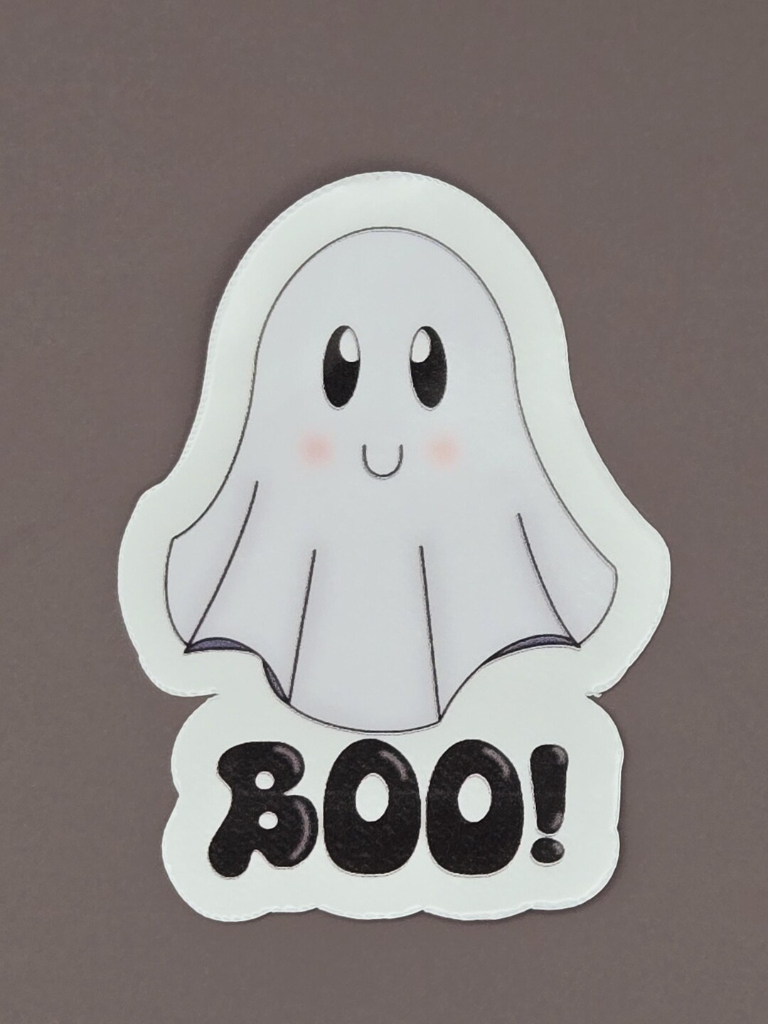 Cute Ghost Sticker | Halloween Sticker | Ghost Decal | Cute Waterproof ...