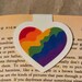 Prideful Heart Magnetic Bookmark | LGBTQIA+ | Customizable Bookmark ...