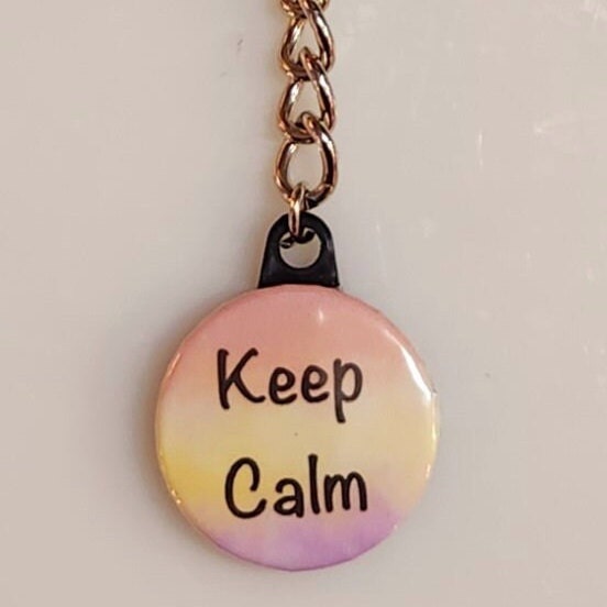 Positive Affirmation Button Keychains | Round Keychains | Cute ...