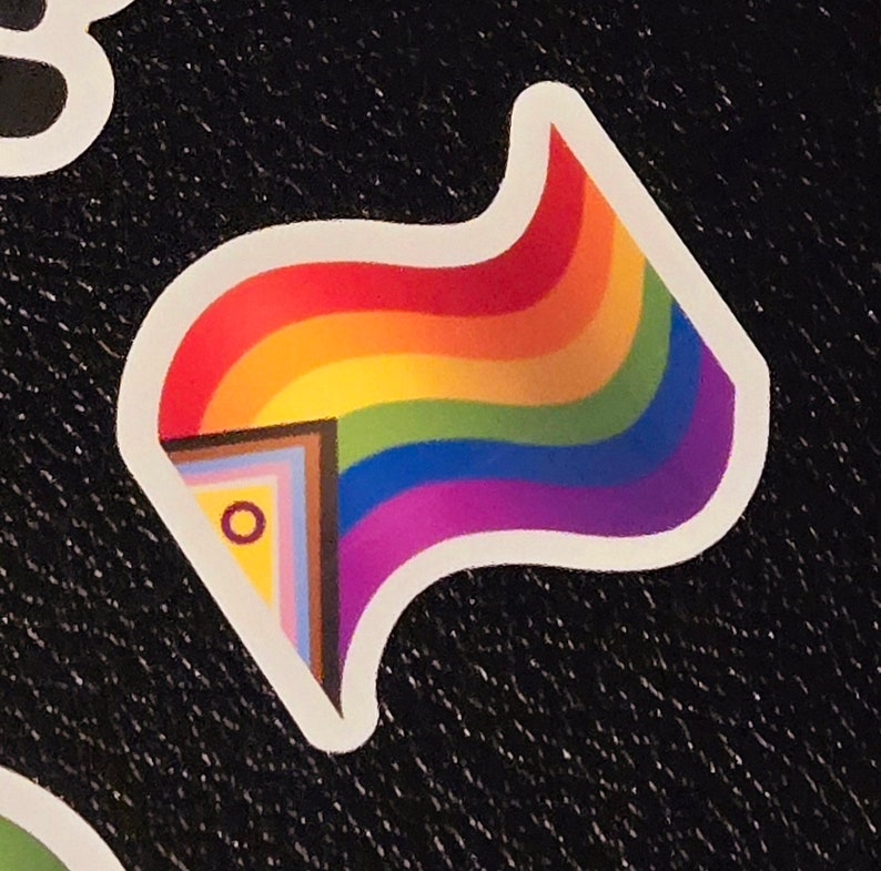 Pride Flag Stickers LGBTQ Laptop Sticker Pride Month Gifts Customizable ...