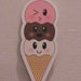 Handmade Magnetic Bookmark | Ice Cream | Bookworm Essentials | Colorful ...