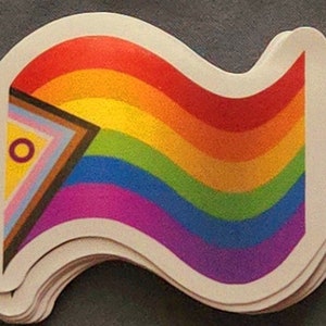 Pride Flag Stickers | LGBTQ+ Laptop Sticker | Pride Month Gifts ...