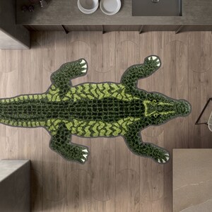 Decorative Crocodile Rugs, Modern Home Decor Skin Pattern Rug ...