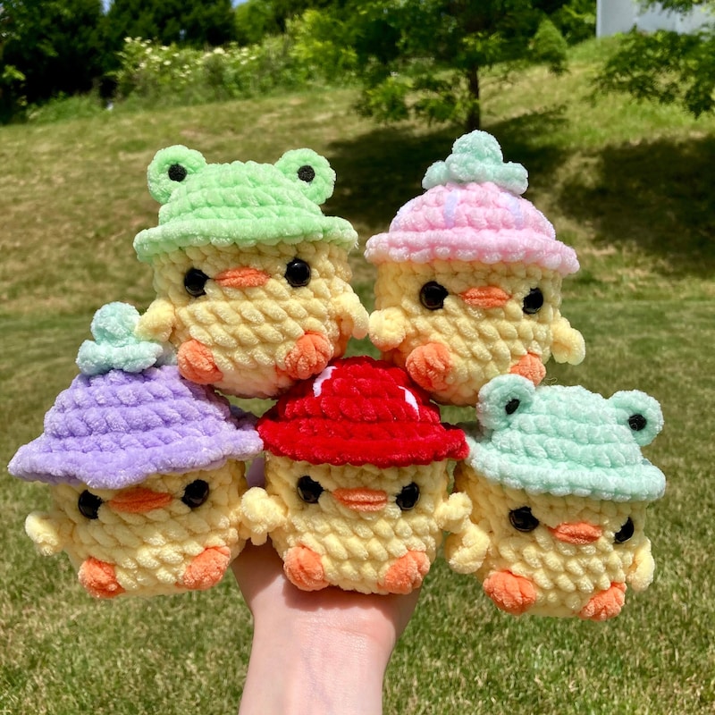 Flower Hat Frog Pattern - Etsy UK