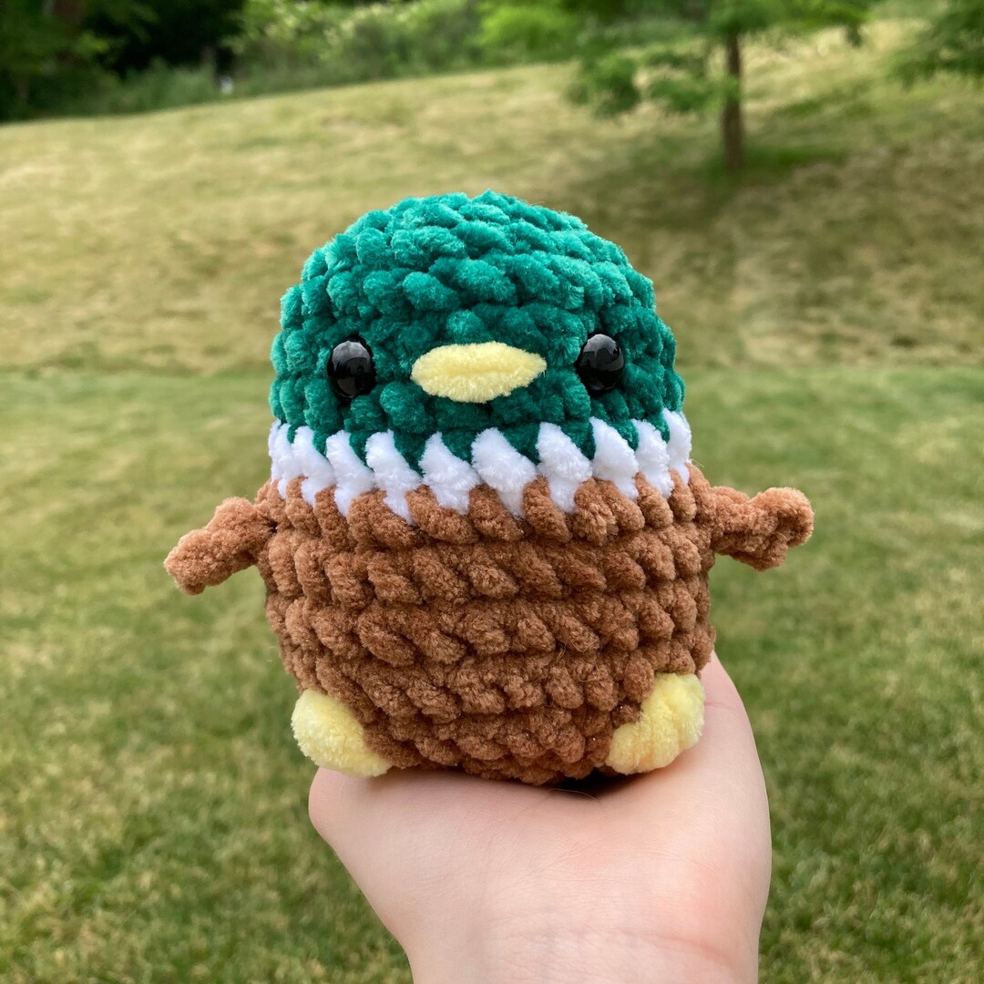 NO-SEW Mallard Duck Crochet PATTERN Easy Quick Cute Soft Amigurumi Pdf ...
