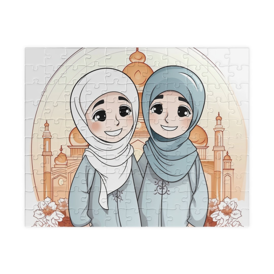 Muslimah Puzzle, Muslim, Muslim Gift, Islamic Gift, Muslim Kids ...
