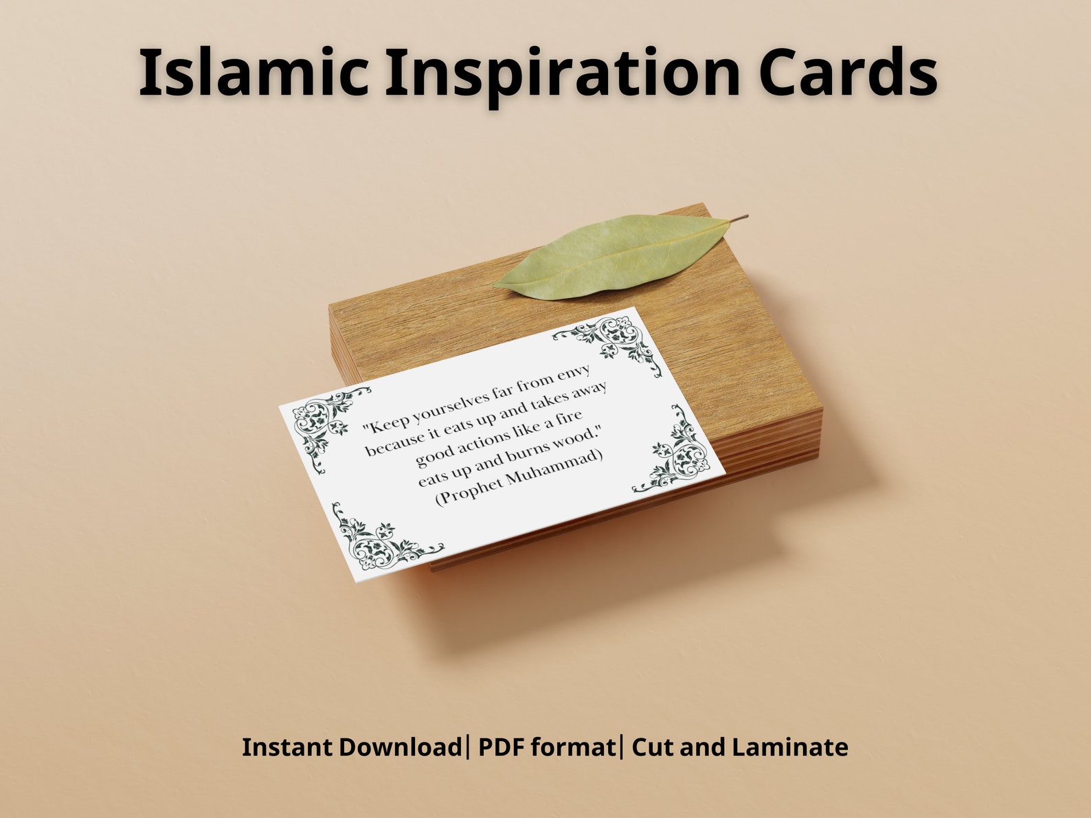 Quran Quotes, Islamic Inspirational Cards, Muslim Gift, Ramadan Gift ...