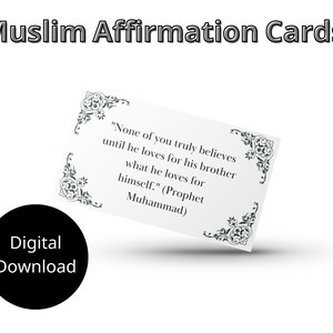 Quran Quotes, Islamic Inspirational Cards, Muslim Gift, Ramadan Gift ...