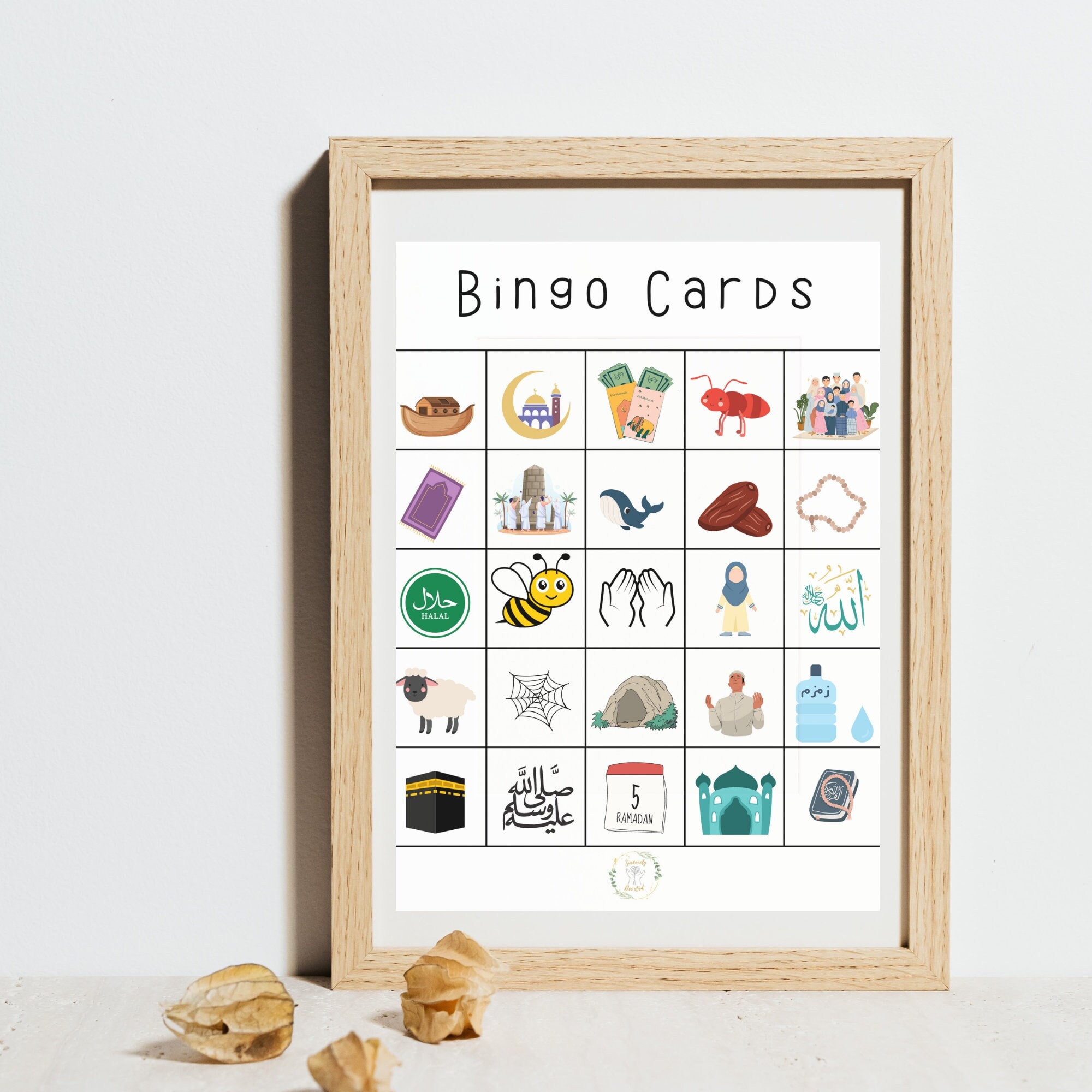 Islamic Game, Muslim Game, Muslim Fun, Bingo Game, Islamic Education ...