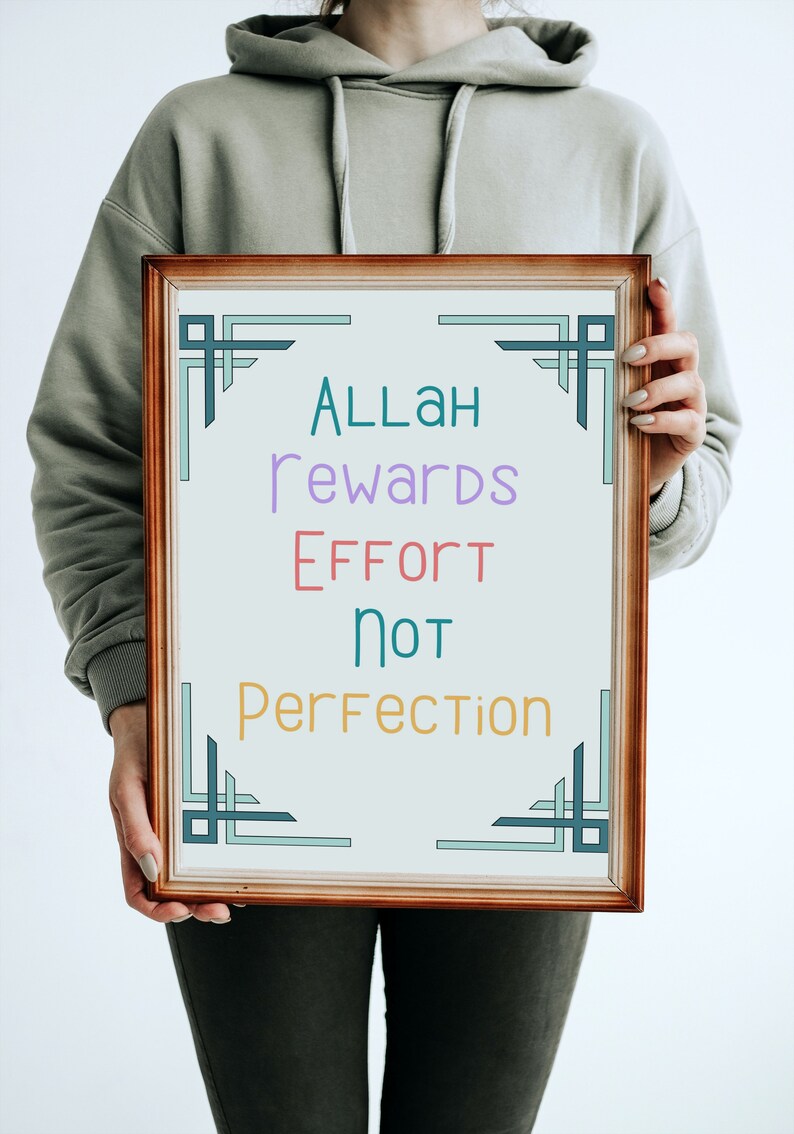 Muslim Quotes- Positive Mindset, Quran, Prayer, Muslim Gift, Muslim ...