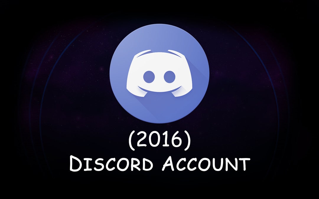 Discord Account Created in 2016 aged Accounts - Etsy