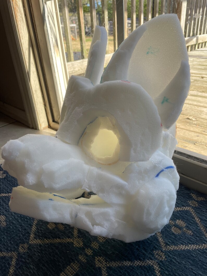 Fursuit Head Foam Base - Etsy