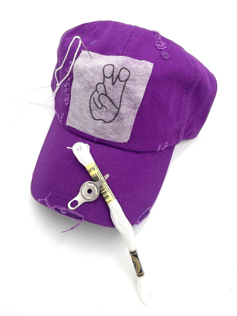 Hand Embroidered TCU Frogs Game Day Hat Learn to Embroider - Etsy