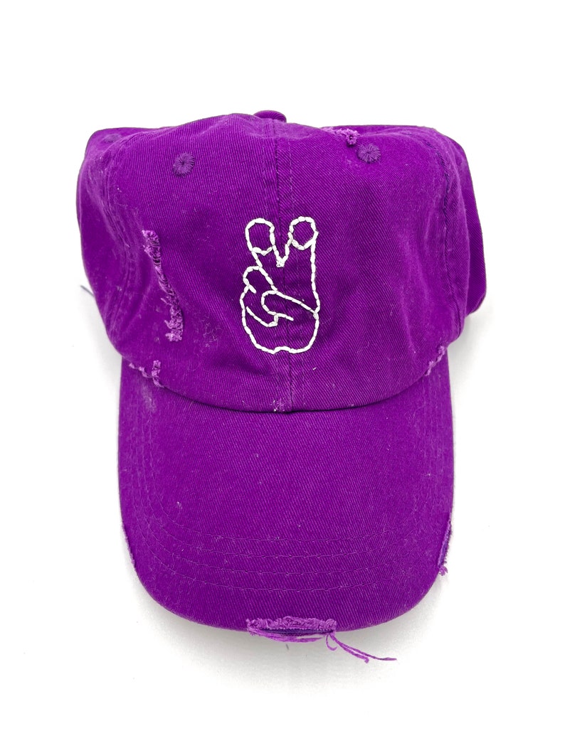 Hand Embroidered TCU Frogs Game Day Hat Learn to Embroider - Etsy