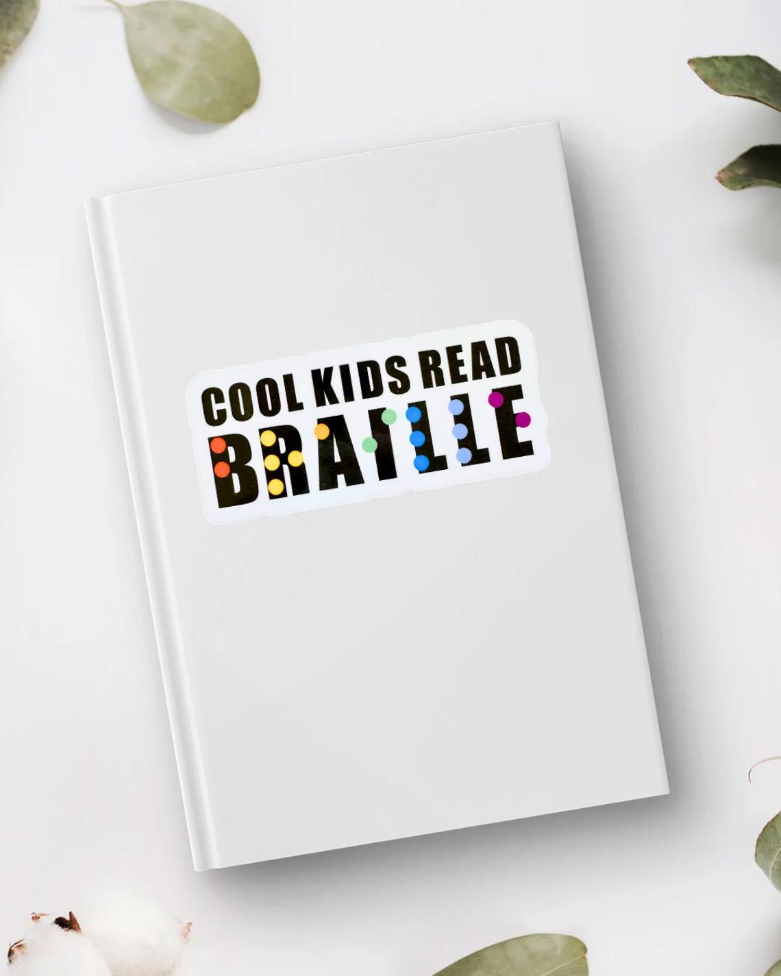 Cool Kids Read Braille Sticker - Disability Awareness, Laptop Decal - Etsy