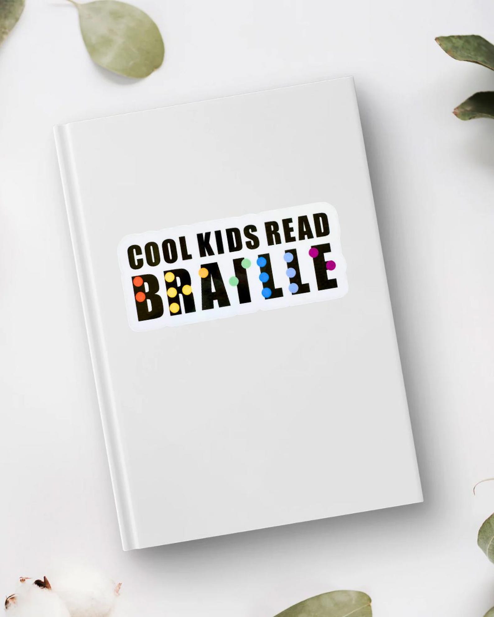 Cool Kids Read Braille Sticker - Disability Awareness, Laptop Decal - Etsy