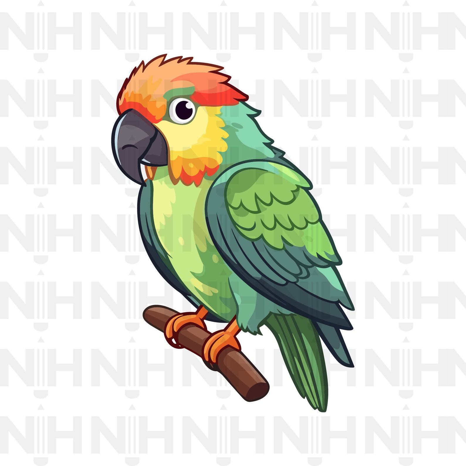 Parrot Svg Bundle Parrot Svg Cute Animals Svg Parrot Clipart Parrot ...