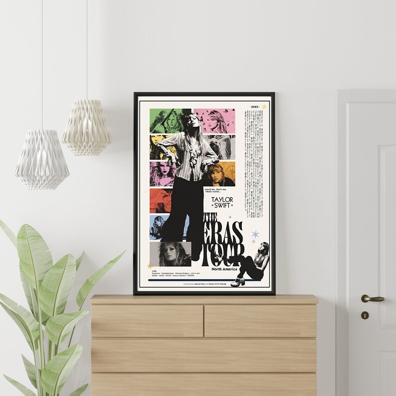 Printable Tay Swift Eras Tour Inspired Instant Download Print Wall ...