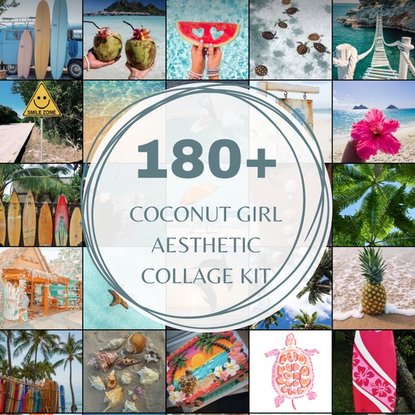 Beach Collage Kit - Etsy