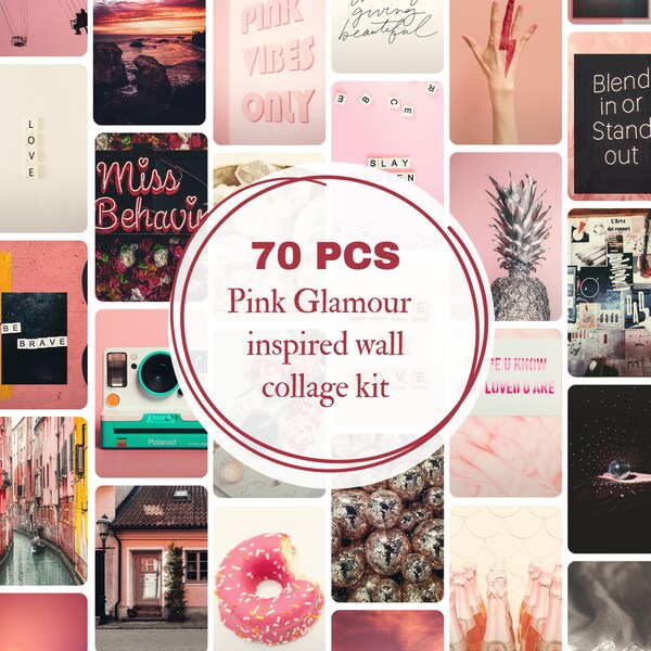 Preppy Wall Collage - Etsy