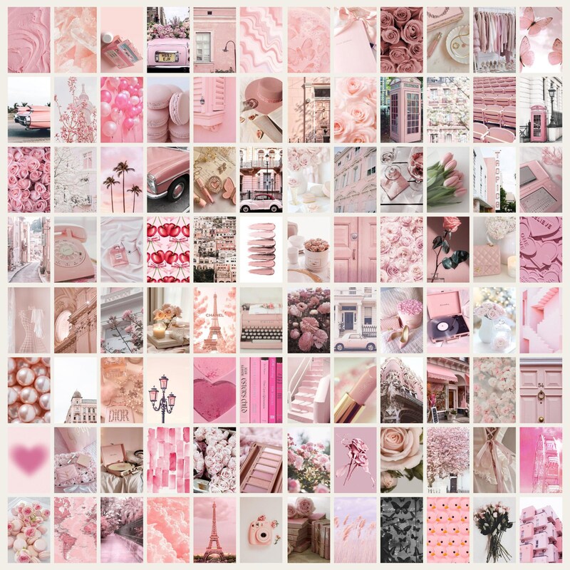 Pink Photo Collage - Etsy