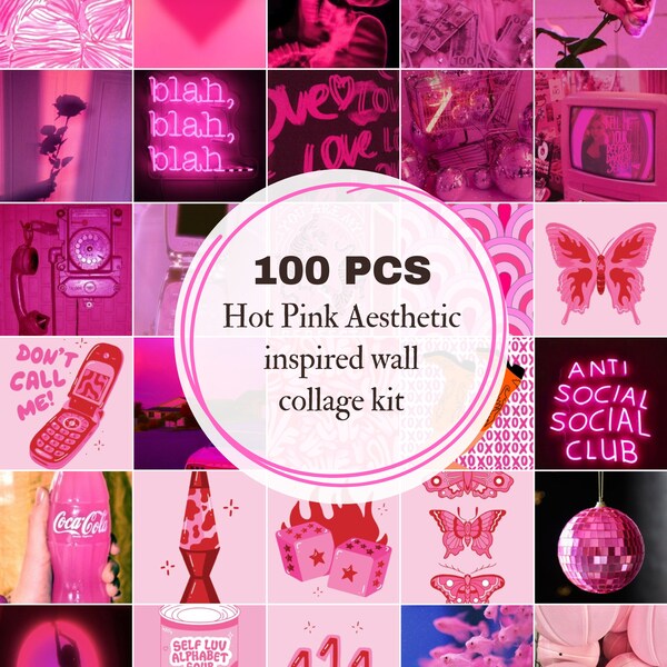 Pink Photo Collage - Etsy