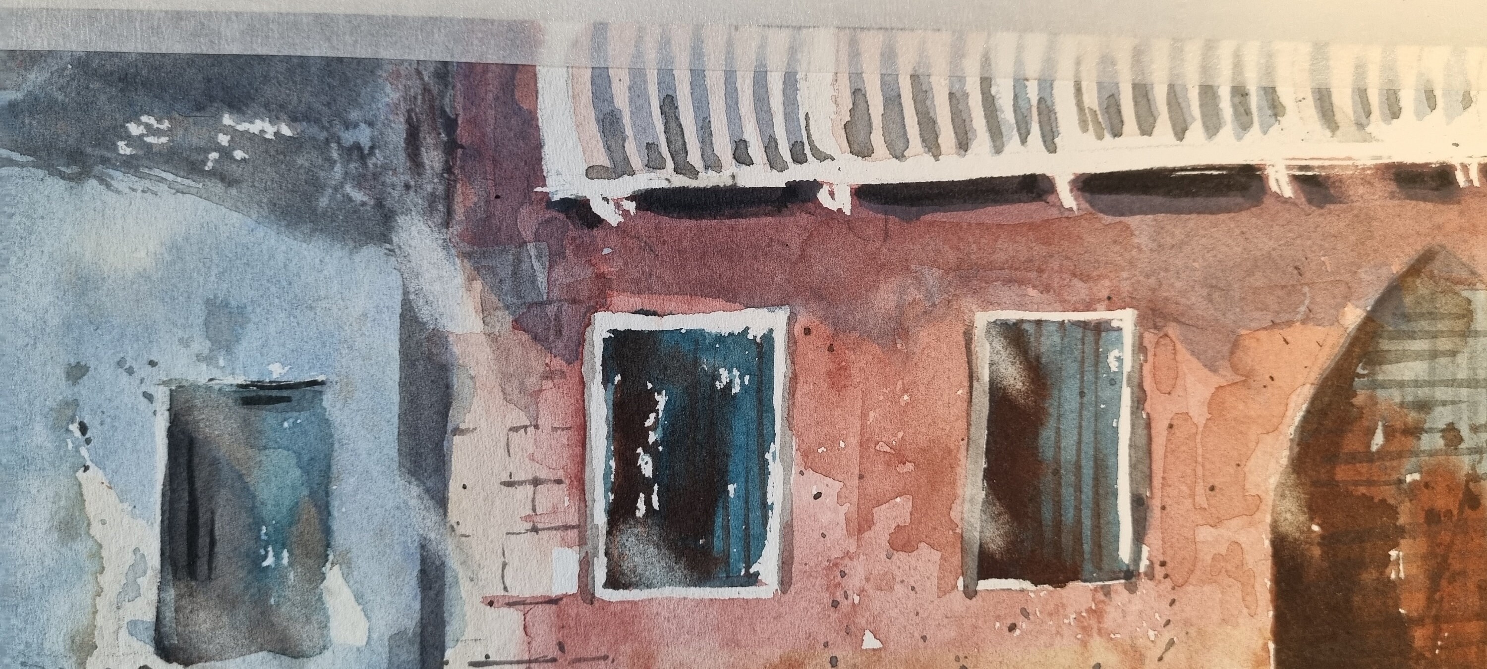 Water Cannel of Venice Watercolor Painting of Original - Etsy