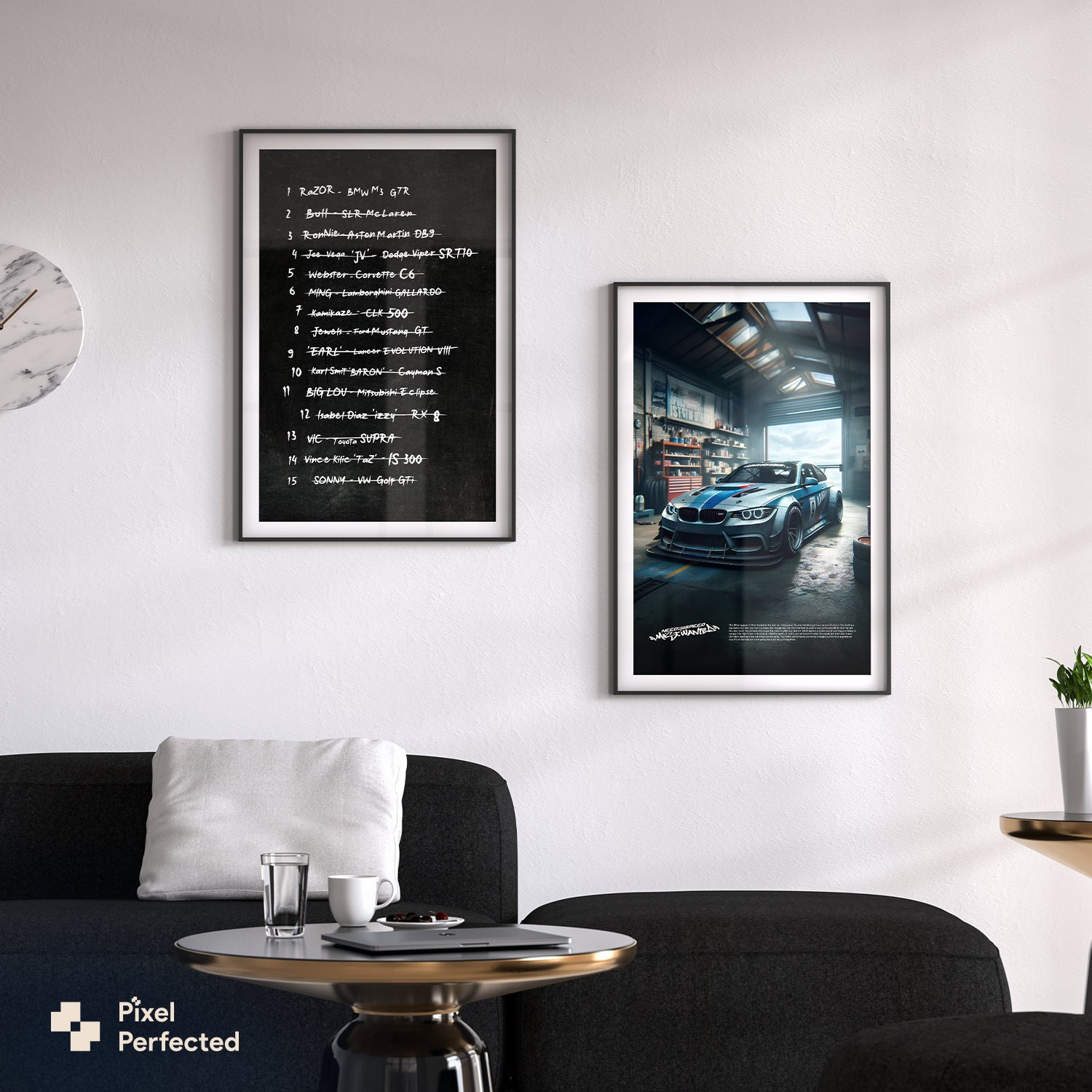 Set of 2 - Need for Speed Most Wanted Blacklist, BMW M3 GTR | Modern ...