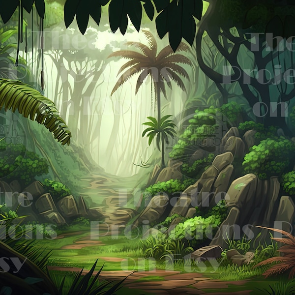 Jungle Backdrop - Etsy