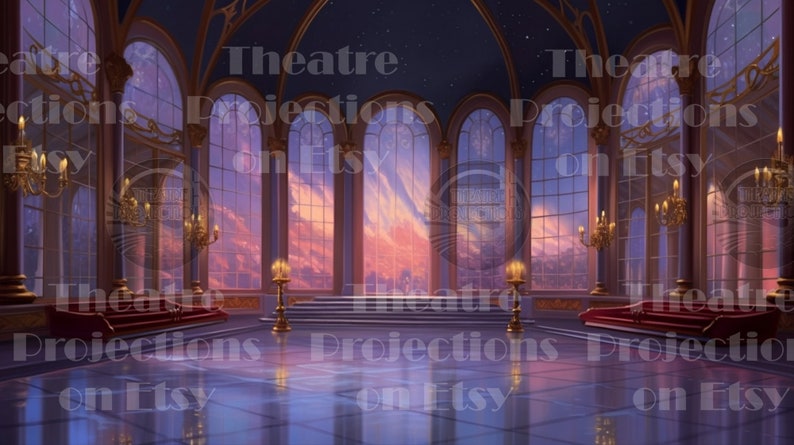 The Grand Ballroom Digital Backdrop Used for Theatre Projections - Etsy